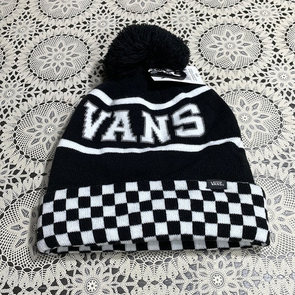 Vans | Accessories | Vans Spirit Pom Black And White | Poshmark